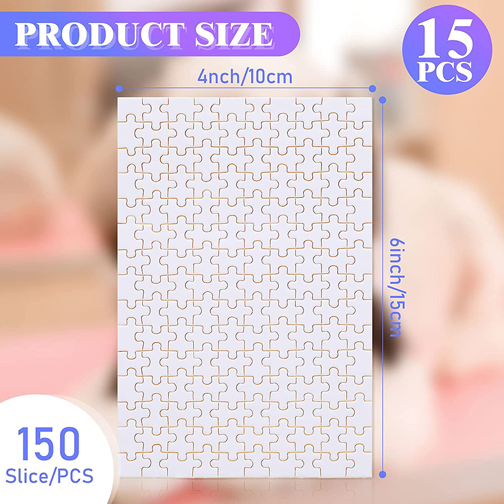 Wholesale 150 Pieces Heat Transfer Printing Puzzle DIY Sublimation ...