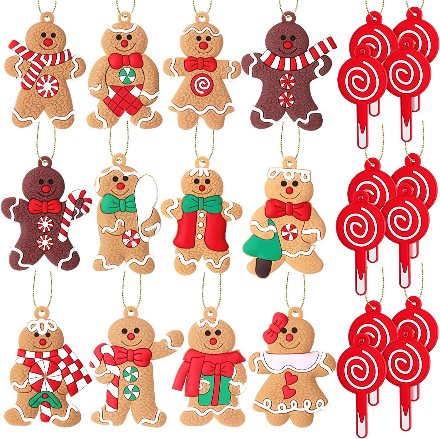 Wholesale Gingerbread Man Christmas Ornaments Christmas Ornaments Set ...