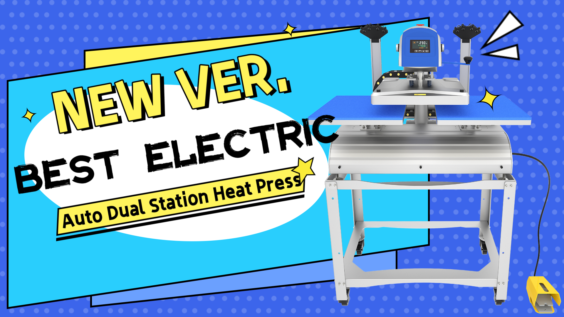 Revolutionize Your Heat Press Workflow with the Electric Dual Station ...