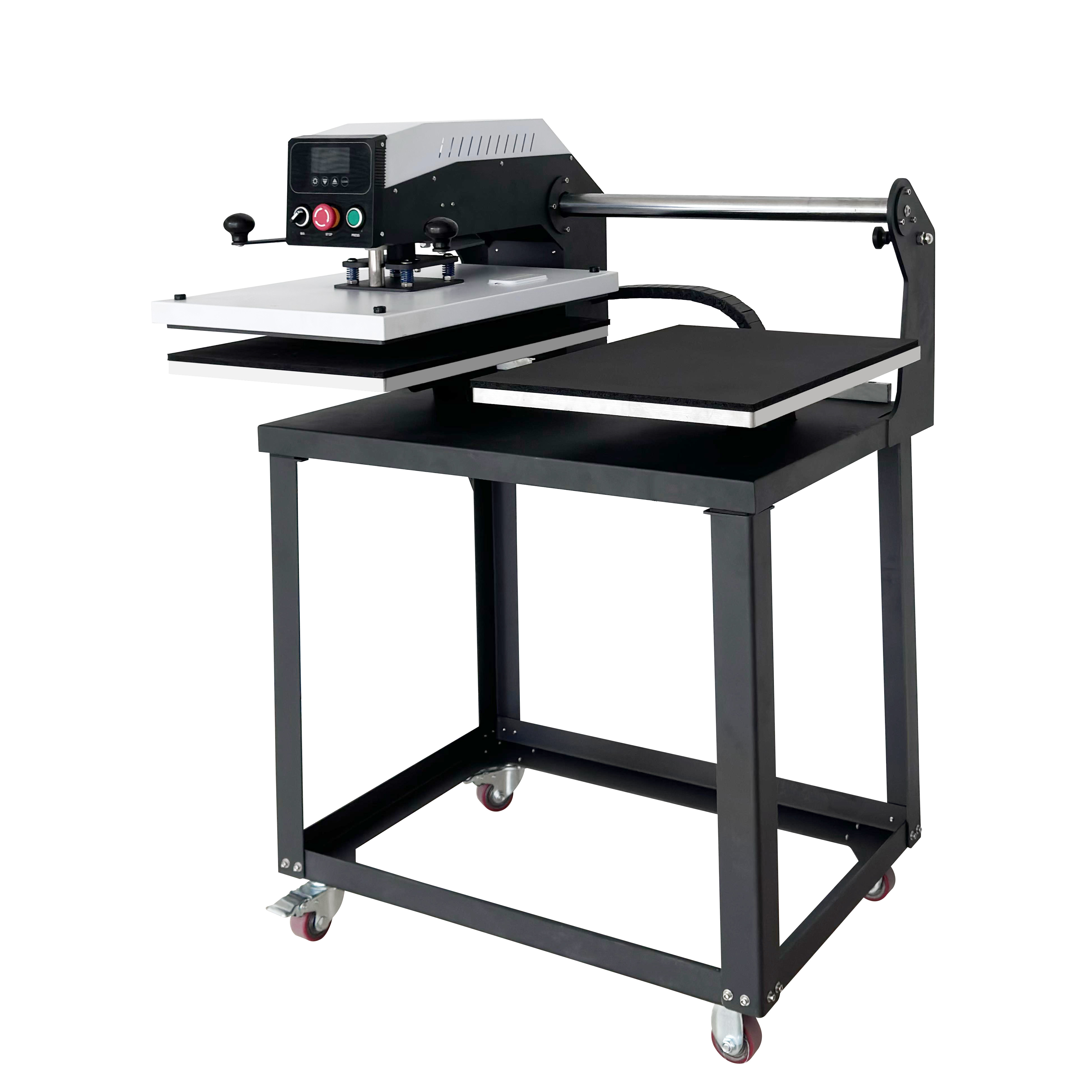 Wholesale 40x60cm large platen double heat press machine pneumatic for ...