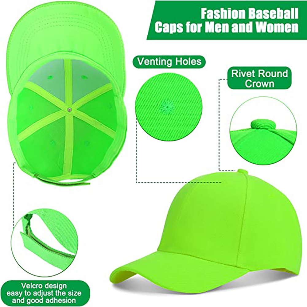 Wholesale Baseball Cap Adjustable Size Plain for Men Women Blank Sports ...