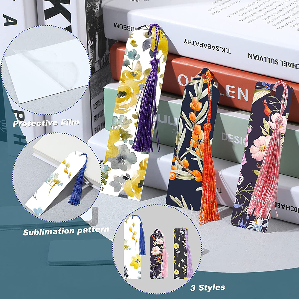Wholesale Heat Transfer Sublimation Blank Bookmark with Hole and ...