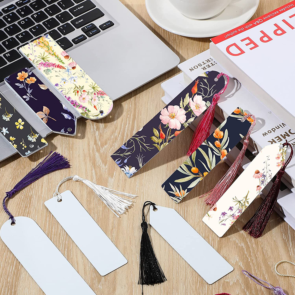 Wholesale Heat Transfer Sublimation Blank Bookmark with Hole and ...