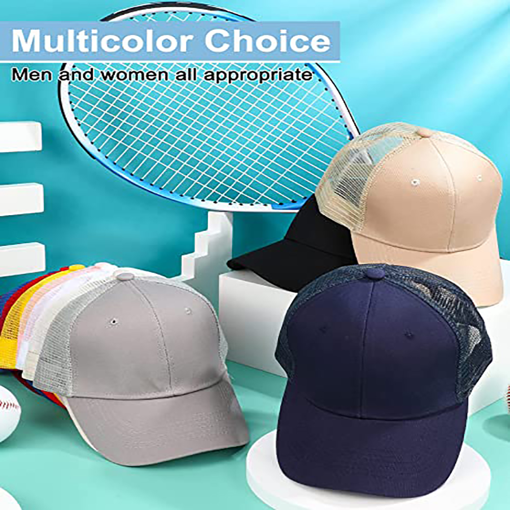 Wholesale Mesh Baseball Cap Cotton Washed Adjustable Baseball Caps ...