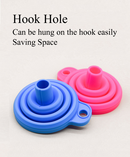 Wholesale Food Grade Silicone Collapsible Funnel Silicone Foldable ...