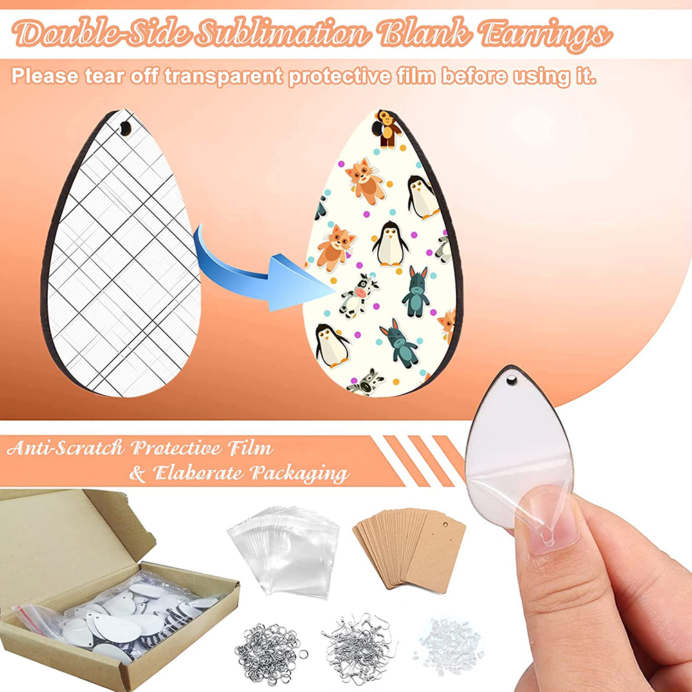 Wholesale Sublimation Earrings Blank Bulk, Sublimation Printing ...